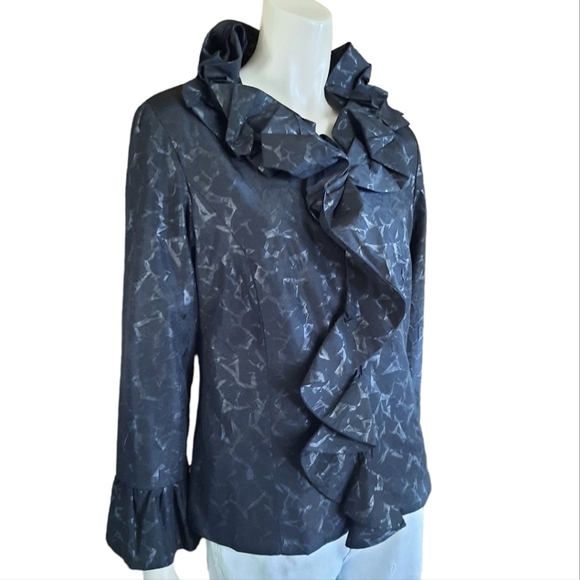 Vintage | Jackets & Coats | Vintage Y2k 200s Ruffle Collar Jacket ...